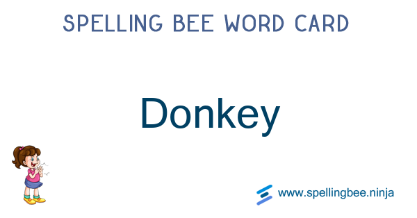 Donkey: Ultimate Guide to Meaning, Pronunciation, Synonyms, Anagrams ...