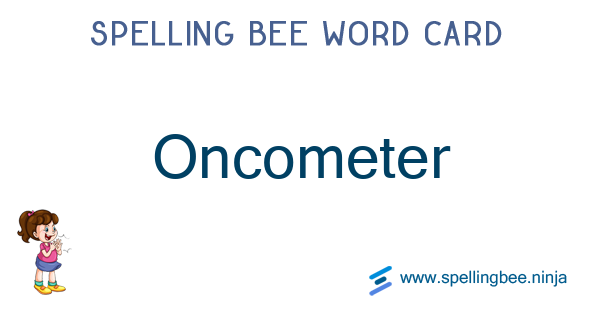 How to spell Oncometer | Pronounciation | Anagrams | Statistics ...