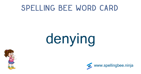 Denying: Ultimate Guide to Meaning, Pronunciation, Synonyms, Anagrams ...