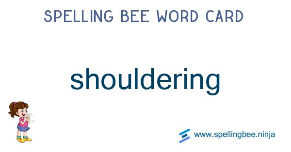 Shouldering: Ultimate Guide to Meaning, Pronunciation, Synonyms ...