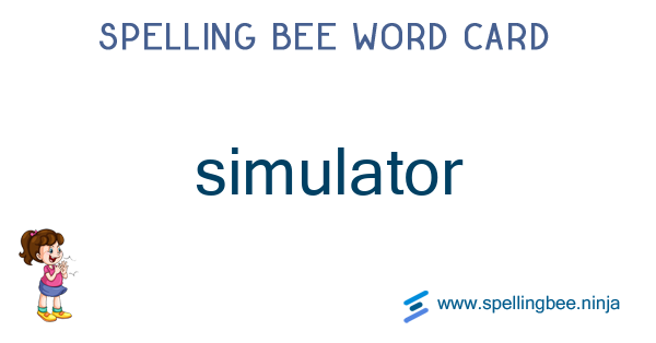 Simulator: Ultimate Guide to Meaning, Pronunciation, Synonyms, Anagrams ...