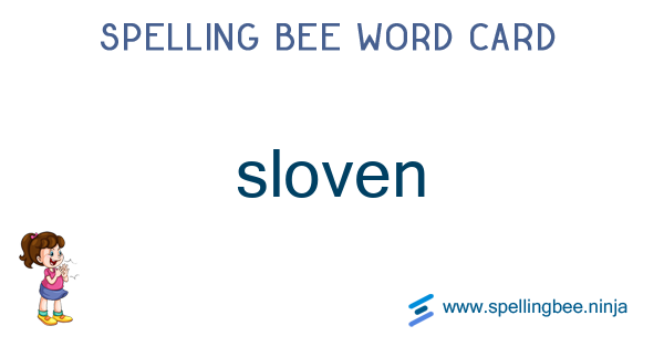Sloven: Ultimate Guide to Meaning, Pronunciation, Synonyms, Anagrams ...